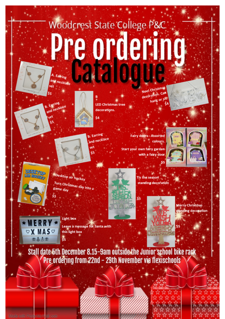 pre ordering brochure pg 3 – Woodcrest State College P&C Association